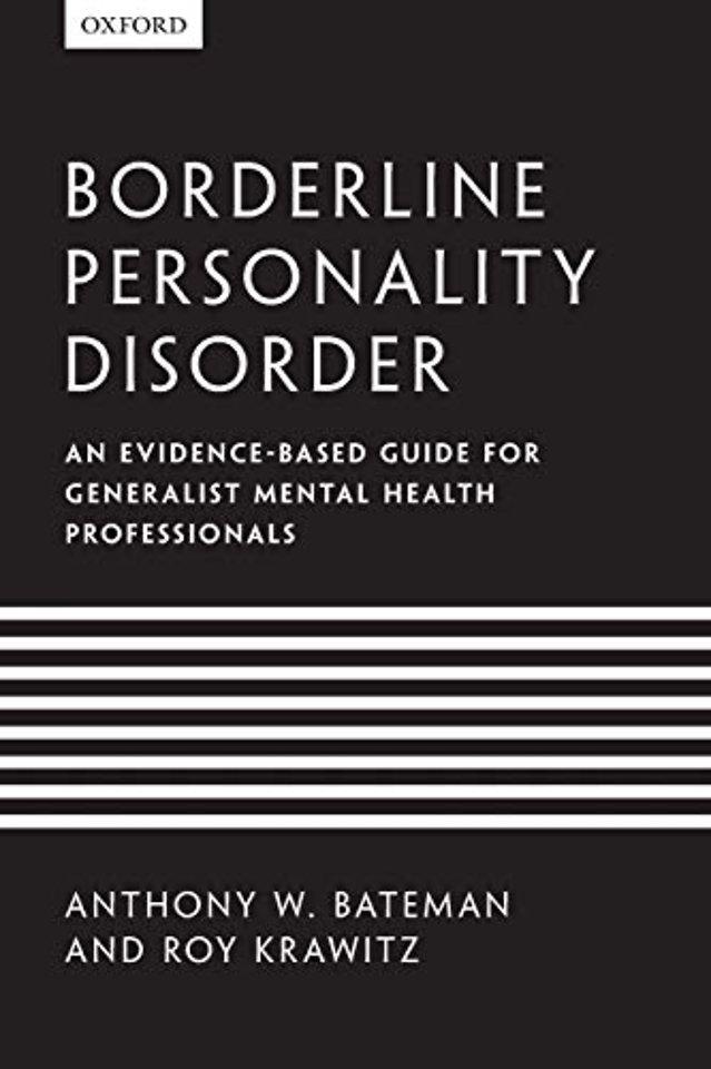 Borderline Personality Disorder door Anthony W. (Consultant ...