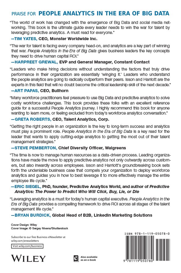 People Analytics in the Era of Big Data – Changing the Way You Attract ...