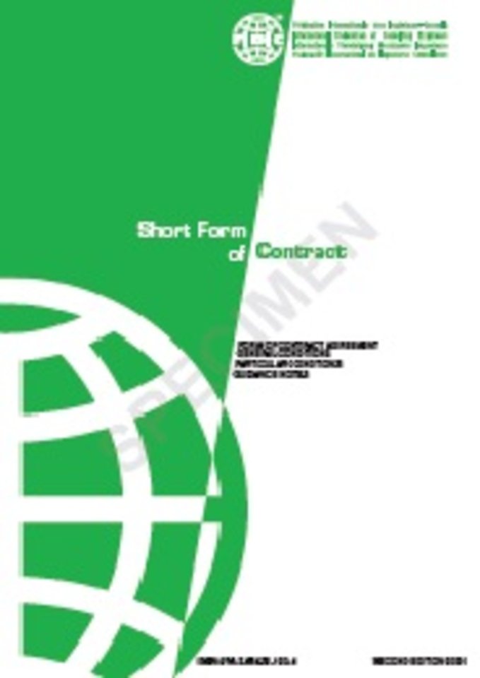 Short Form of Contract 2021 (Green Book) door FIDIC - Managementboek.nl