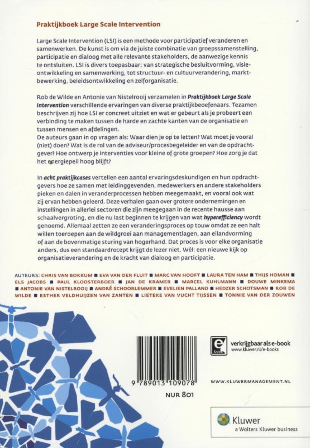 Praktijkboek Large Scale Intervention door Rob de Wilde en Antonie van ...
