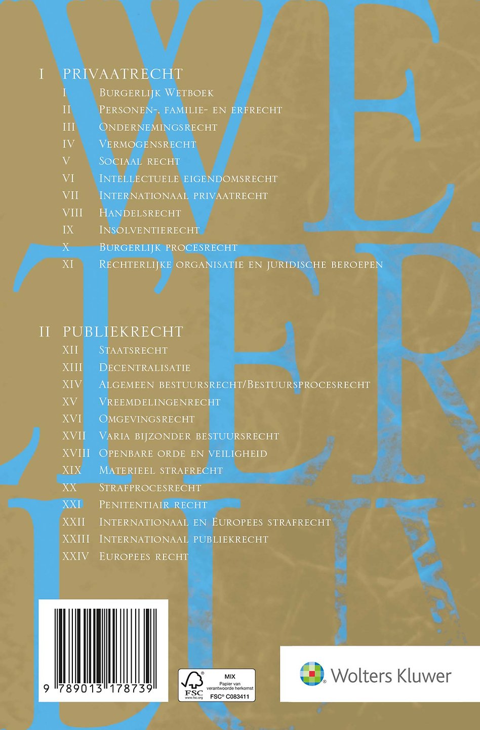 Wolters Kluwer Collegebundel 2025-2026 door J.E. van den Brink, J.H ...