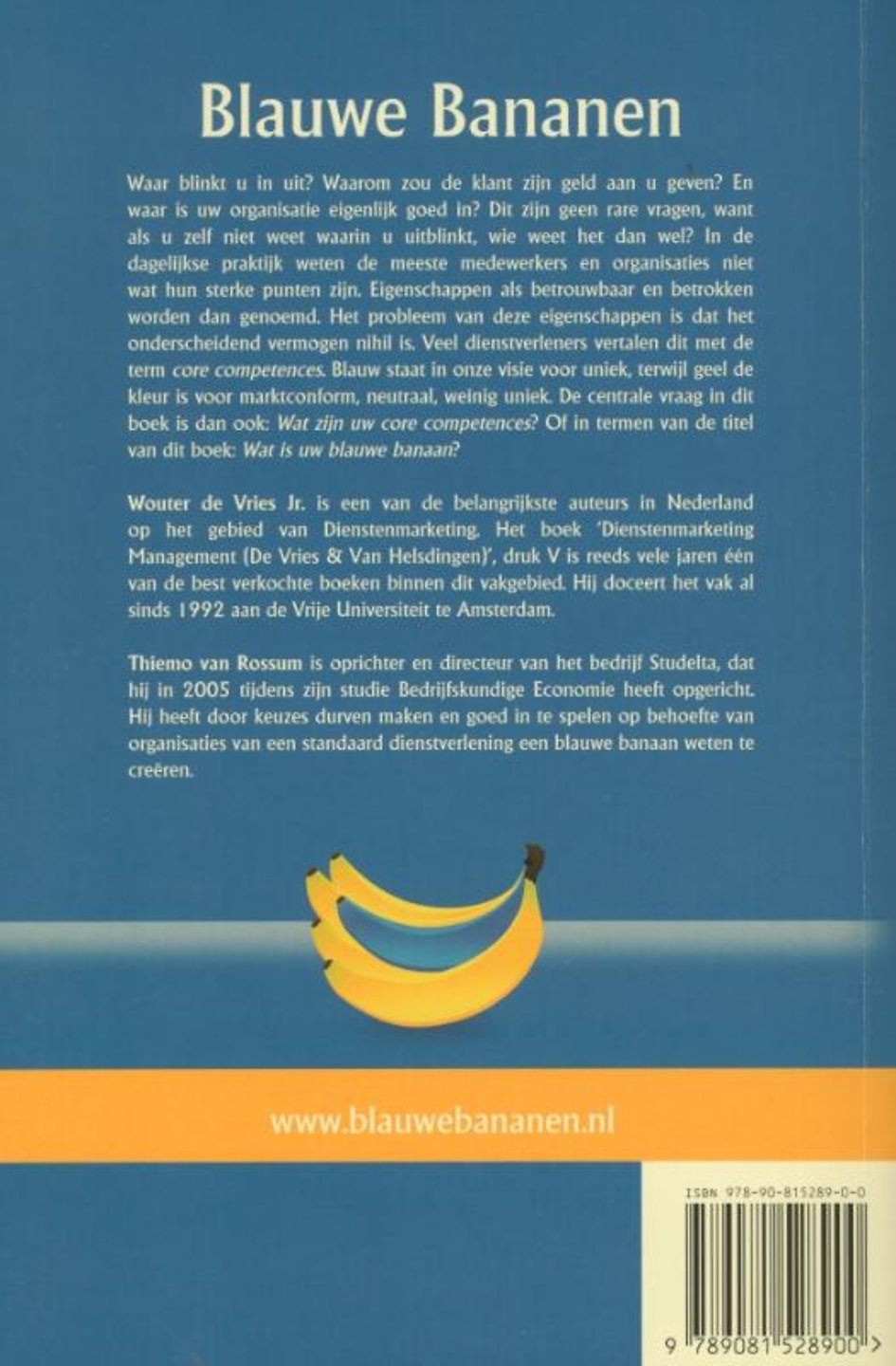 Blauwe bananen door Wouter de Vries jr. en Thiemo van Rossum ...