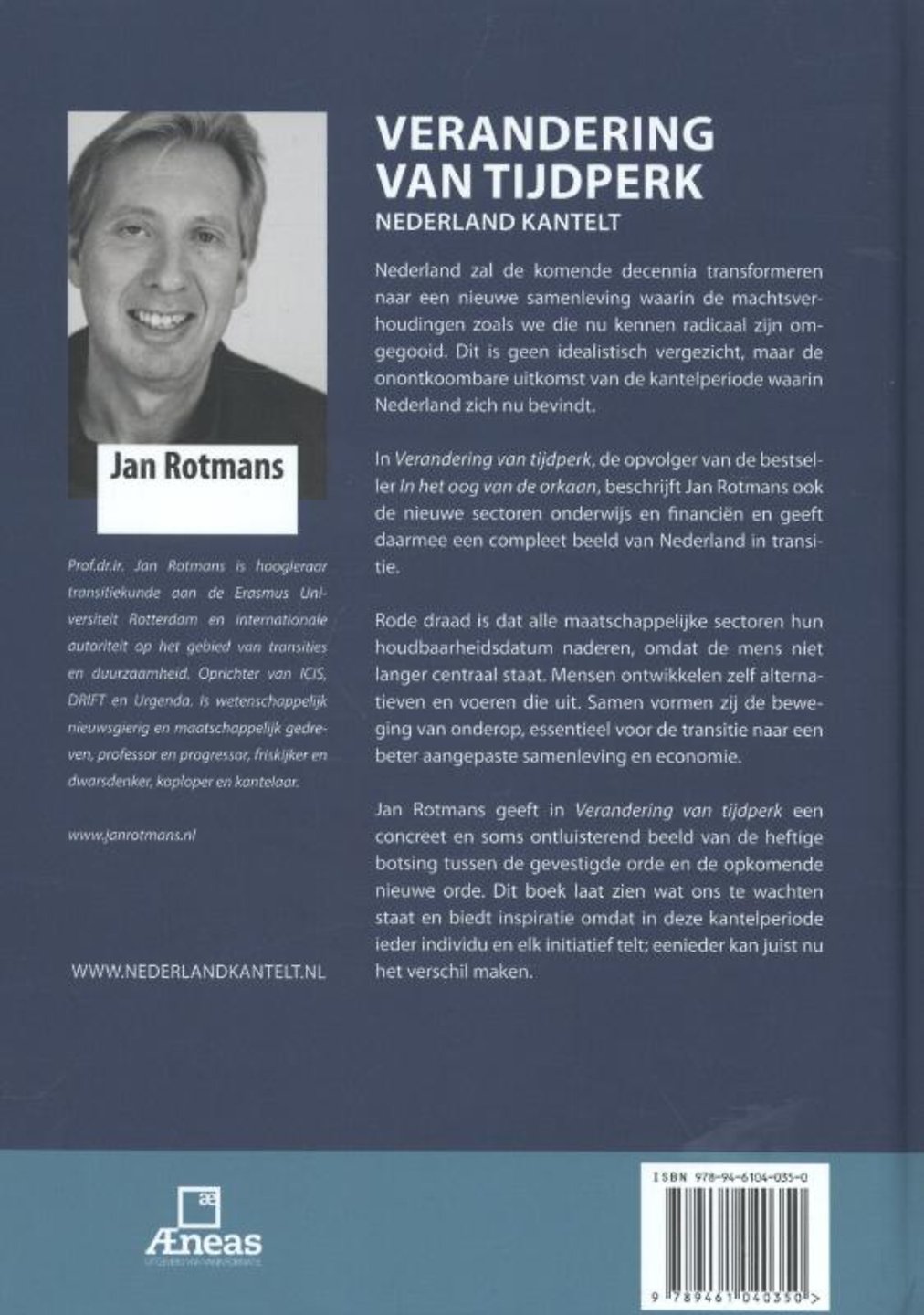Verandering van tijdperk door Jan Rotmans - Managementboek.nl