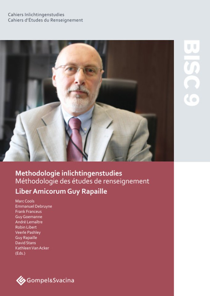 Methodologie inlichtingenstudies door Marc Cools, Emmanuel Debruyne en ...